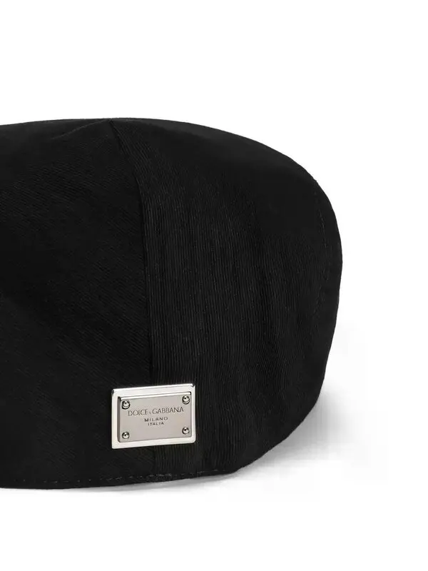 Dolce & Gabbana Cotton Twill Flat Cap