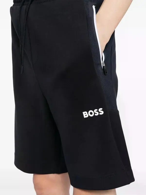 BOSS Logo-print Track Shorts