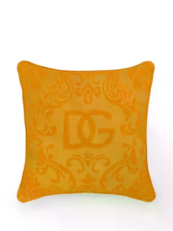 Dolce & Gabbana Cotton Terry Outdoor Cushion - Orange