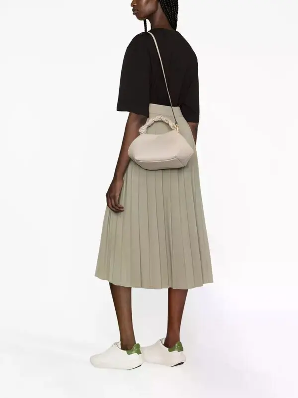 GANNI Twisted Handle Shoulder Bag - Grey