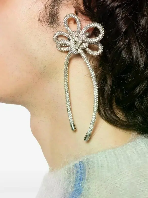 Acne Studios Crystal-embellished Clip-on Earring