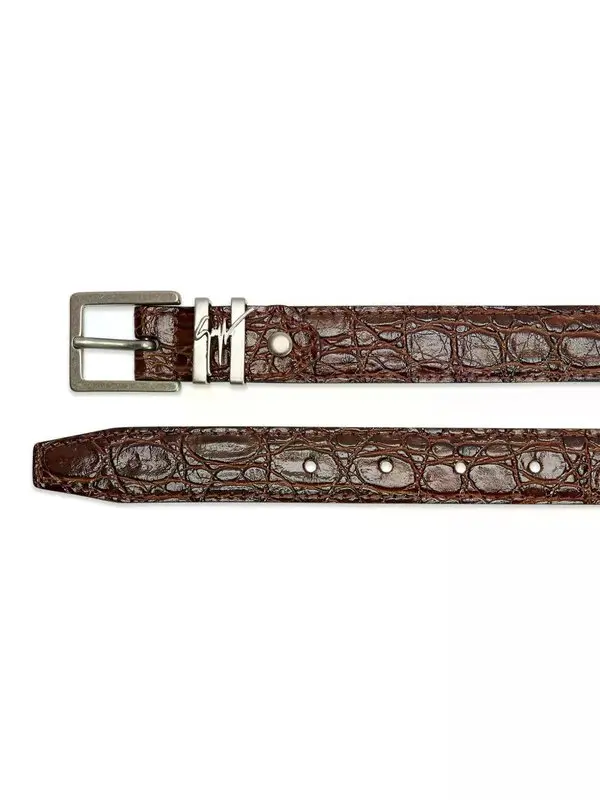 GIUSEPPE ZANOTTI Teodore Belt - Brown