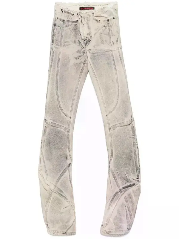 Ottolinger Draped Raw-cut Jeans