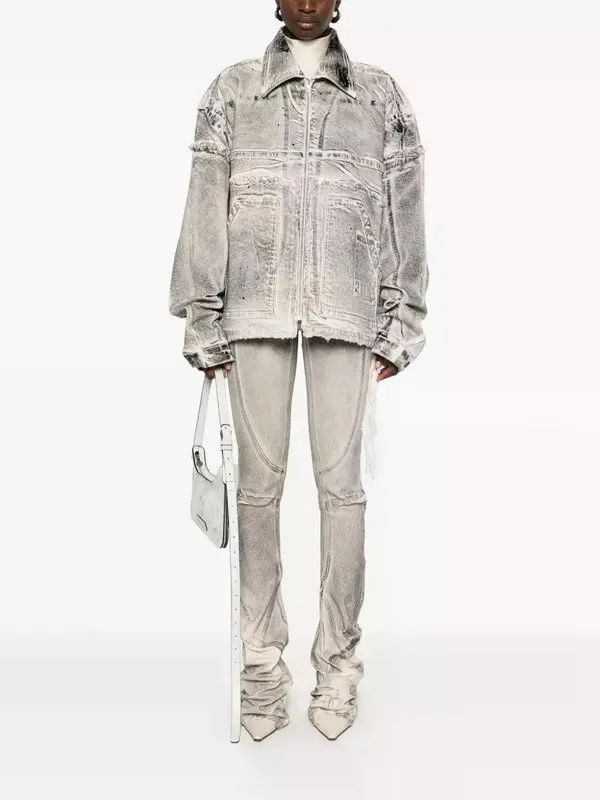 Ottolinger Draped Raw-cut Jeans