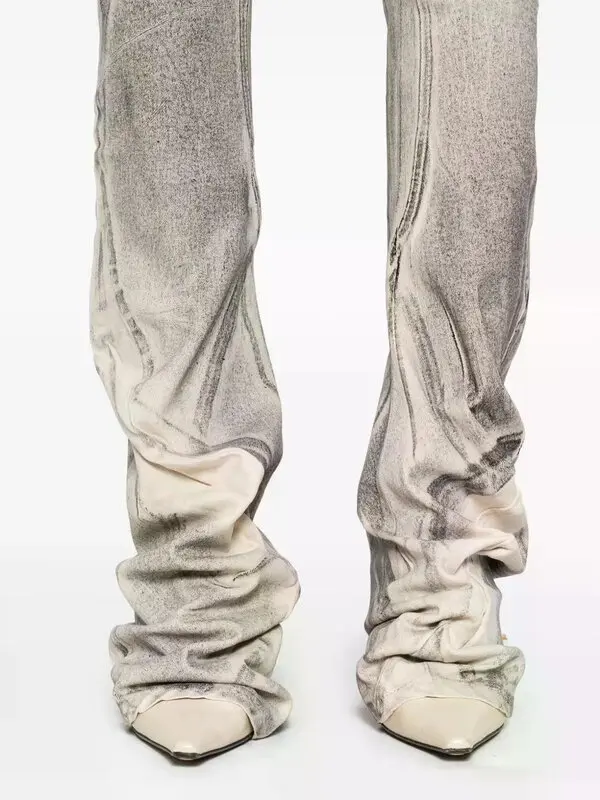 Ottolinger Draped Raw-cut Jeans
