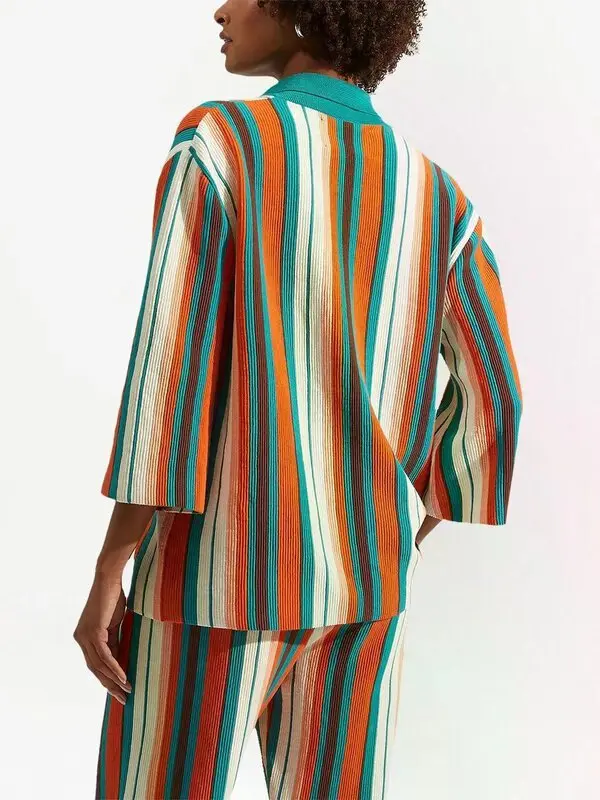La DoubleJ Bay Polo Stripe-pattern Jumper
