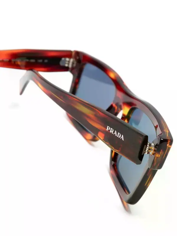 Prada Tortoiseshell Square-frame Sunglasses - Brown