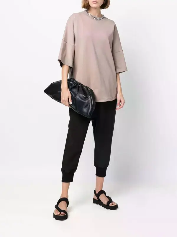 Alchemy Fashions Drawstring-waist Cropped Trousers