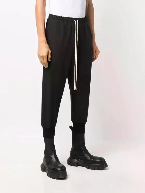 Alchemy Fashions Drawstring-waist Cropped Trousers