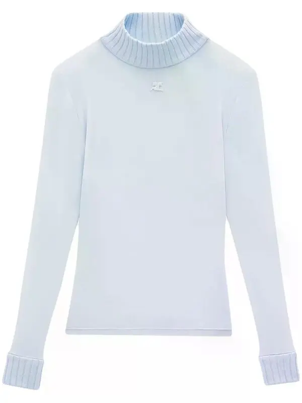 COURREGES Reedition Second-skin Top - Blue