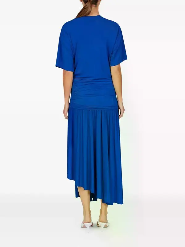 FERRAGAMO Gathered-waist Maxi Dress