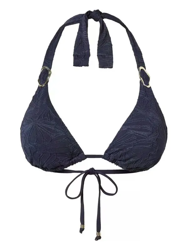 TWINSET Embellished Triangle Bikini Top