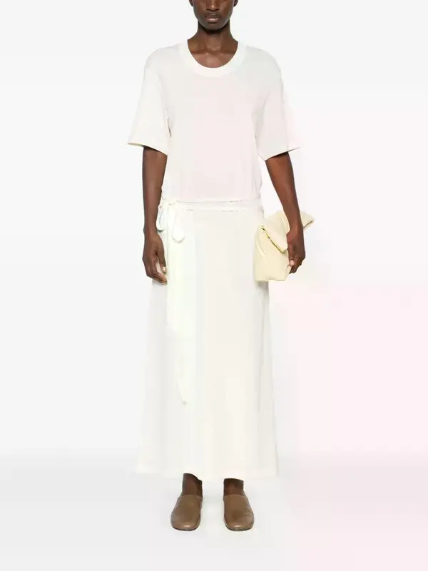 LEMAIRE Belted Maxi Dress - Neutrals