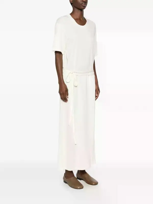 LEMAIRE Belted Maxi Dress - Neutrals