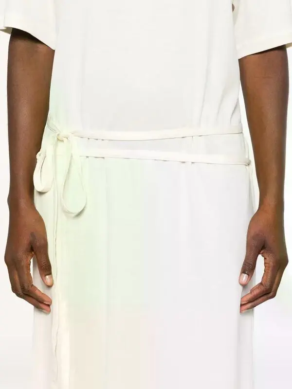 LEMAIRE Belted Maxi Dress - Neutrals