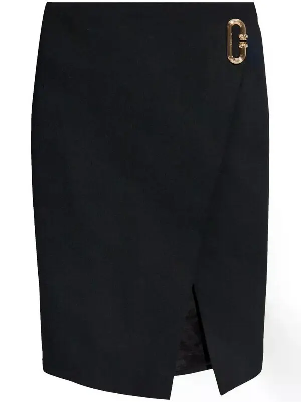 Casablanca Logo-plaque Wrap Skirt