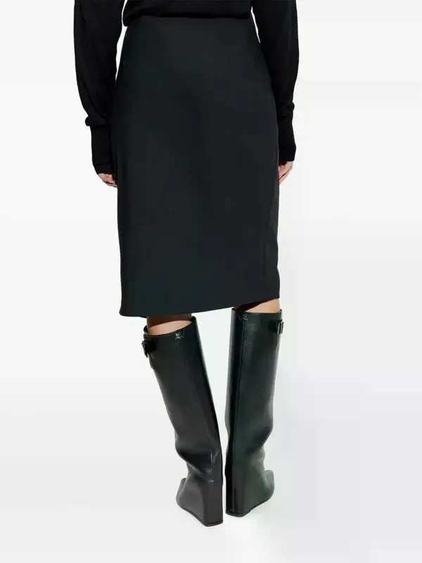 Casablanca Logo-plaque Wrap Skirt