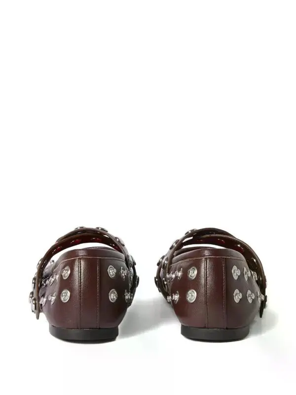 Stella McCartney Ryder Popper Ballet Flats - Brown