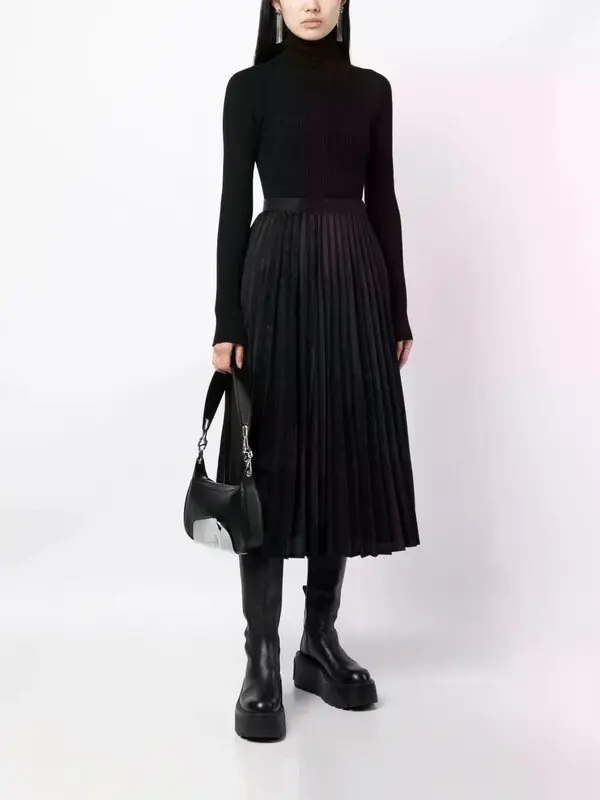 Junya Watanabe High-waist Pleated Skirt