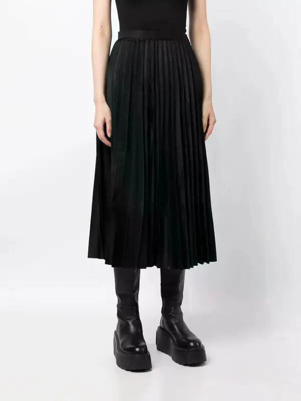 Junya Watanabe High-waist Pleated Skirt