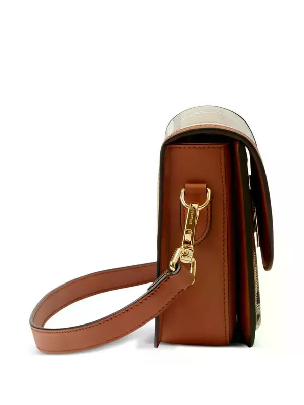 Burberry Check-pattern Crossbody Bag - Neutrals