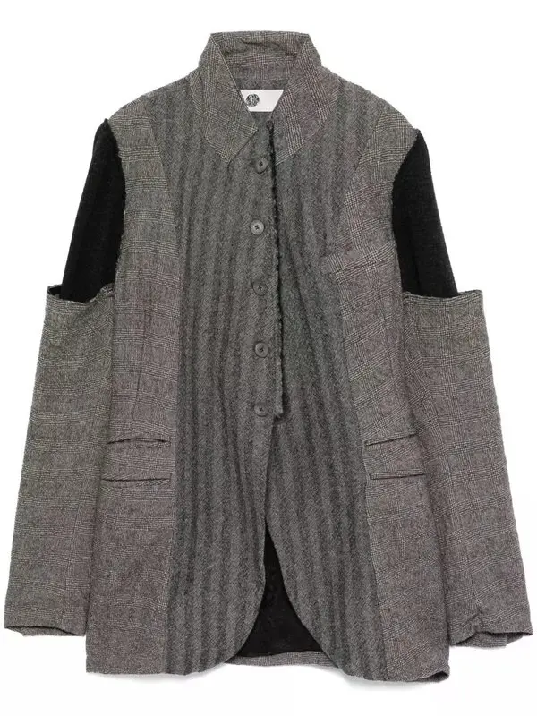 MARC LE BIHAN Patchwork Wool Blazer