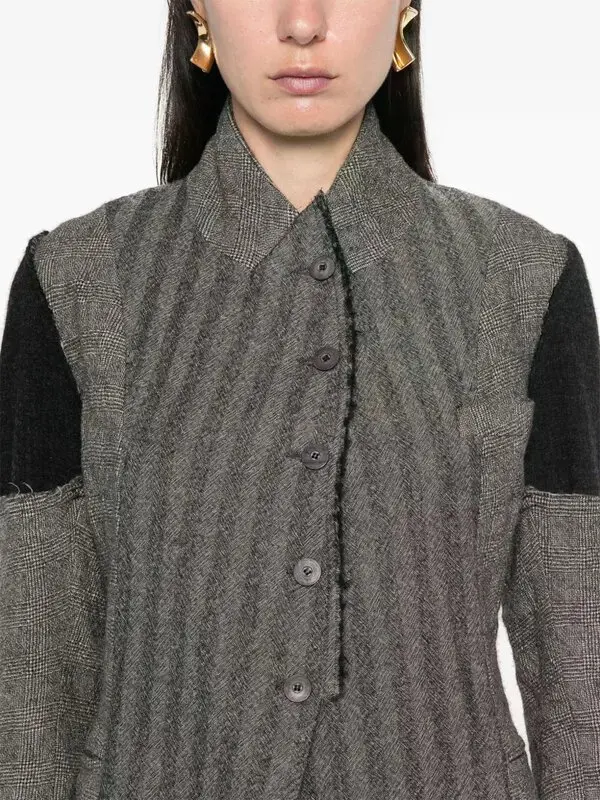 MARC LE BIHAN Patchwork Wool Blazer