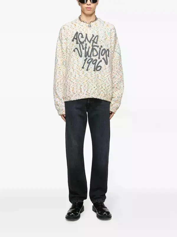 Acne Studios Printed Crew Neck Sweater