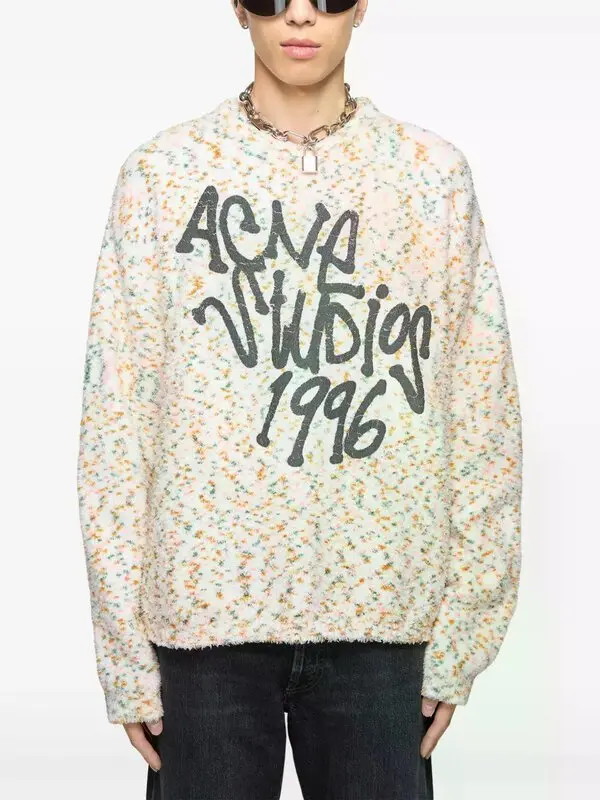Acne Studios Printed Crew Neck Sweater