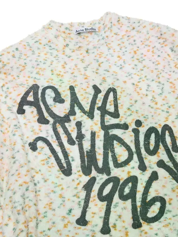 Acne Studios Printed Crew Neck Sweater