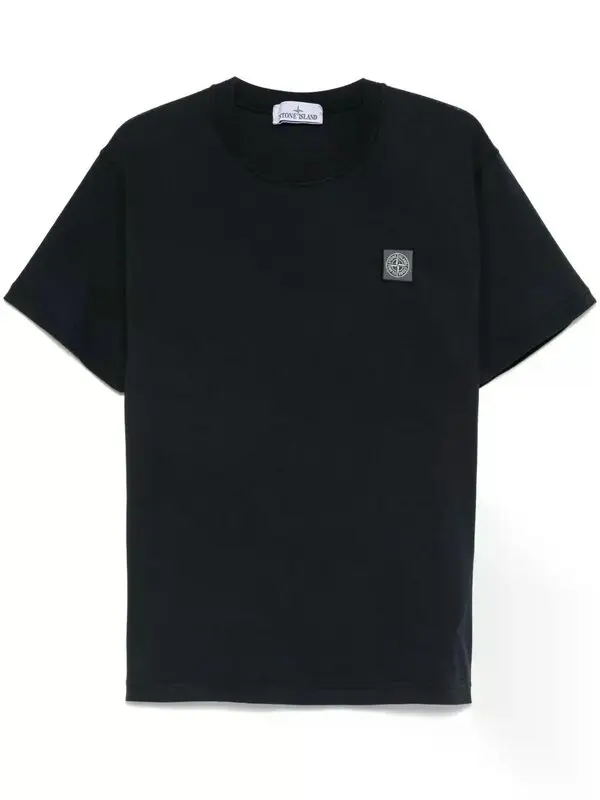 Stone Island Compass-motif T-shirt - Blue