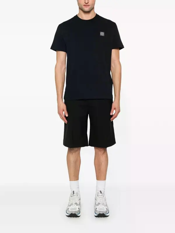 Stone Island Compass-motif T-shirt - Blue