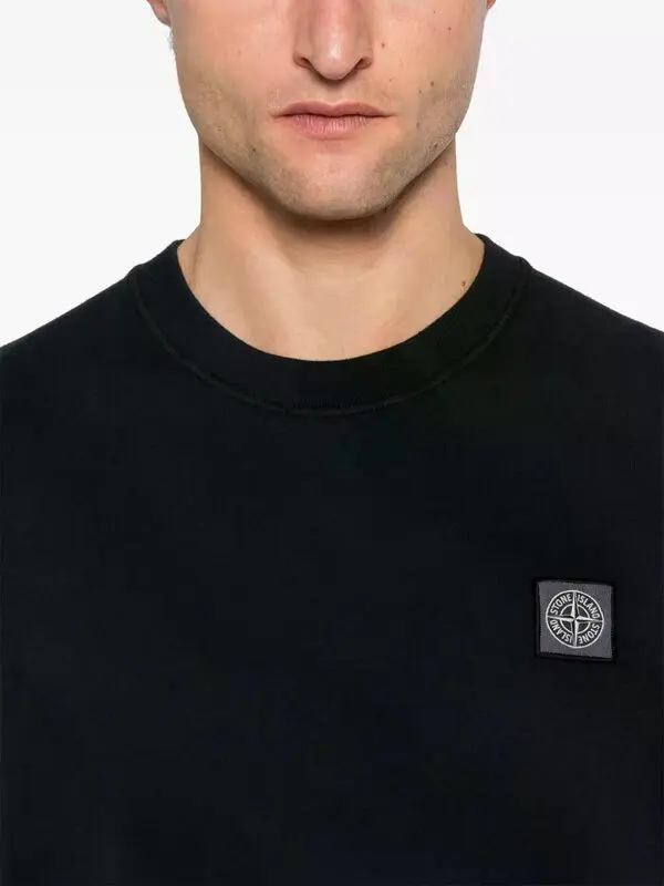 Stone Island Compass-motif T-shirt - Blue