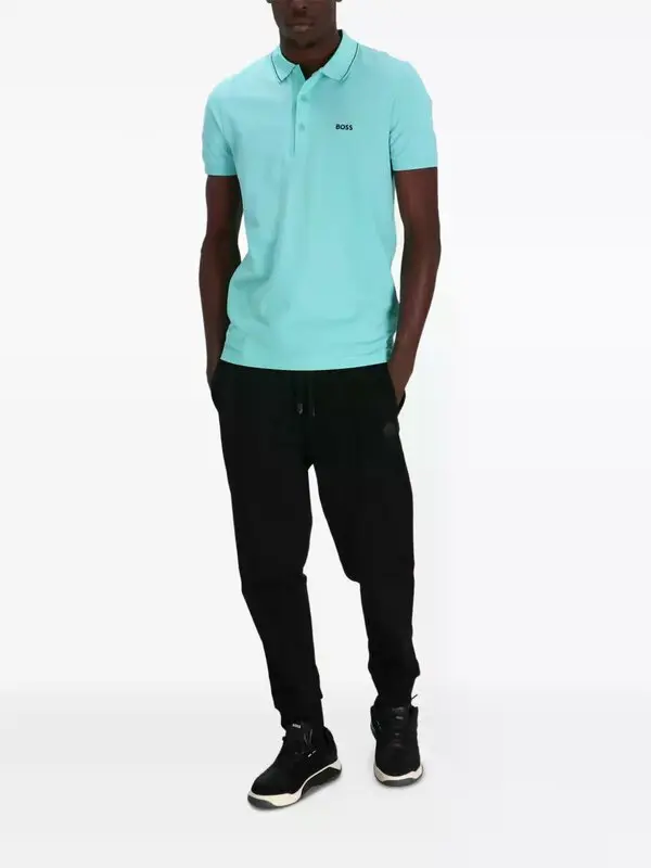 BOSS Logo-embroidered Polo Shirt