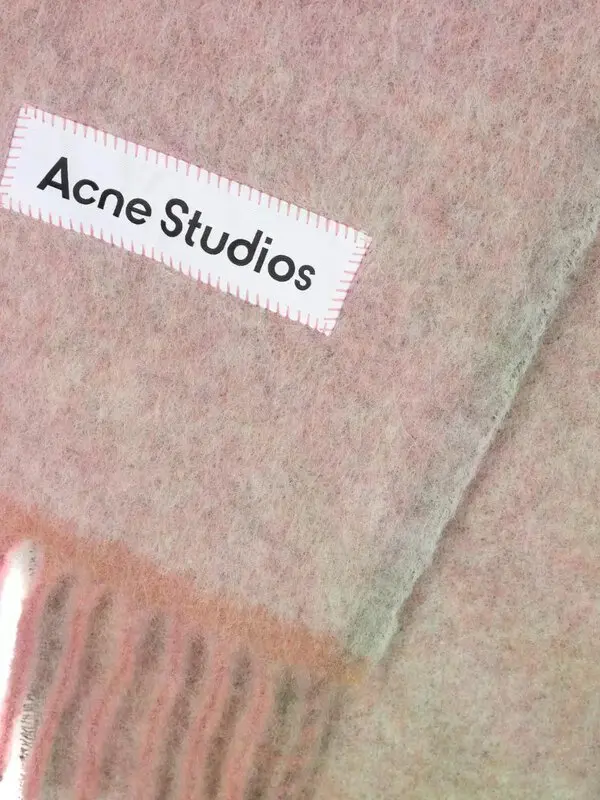 Acne Studios Fringed Mohair-wool Scarf