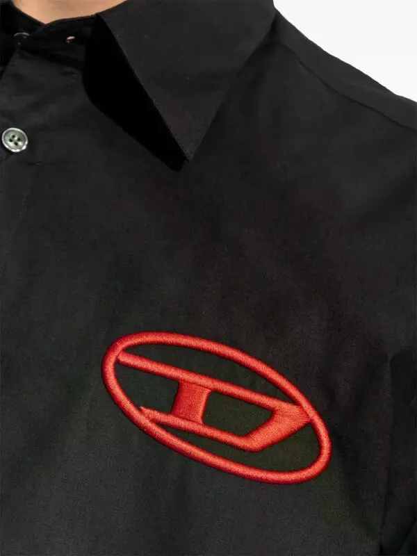 DIESEL® S-simply-d Cotton Shirt - Black