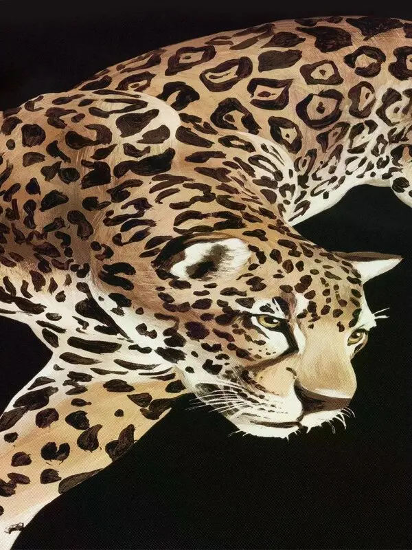 Dolce & Gabbana Leopard-print Silk Quilt Blanket