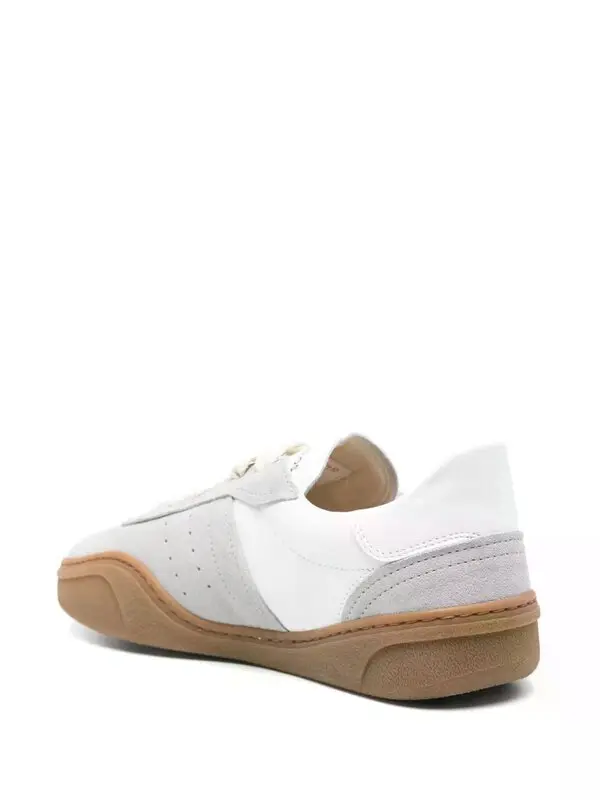 Acne Studios Panelled-design Leather Sneakers - Neutrals