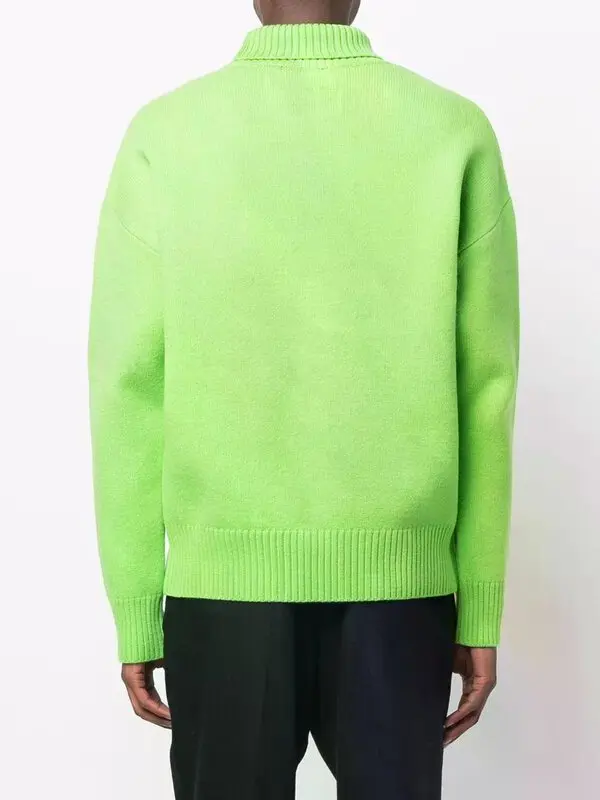 AMI Paris De Coeur Roll-neck Jumper