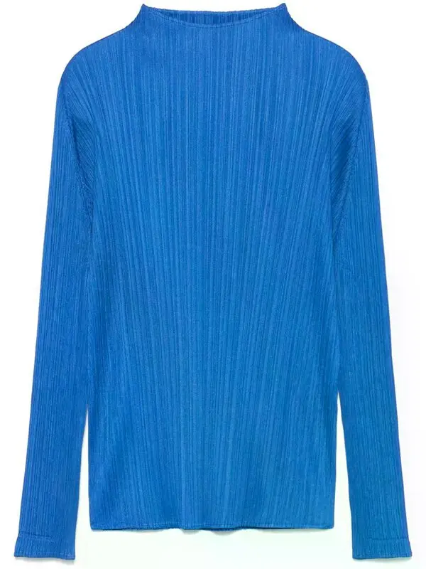 Issey Miyake Plissé Top - Blue