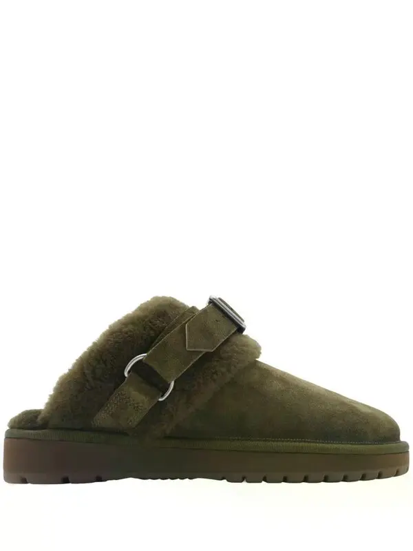 Burberry Calf Suede Slippers