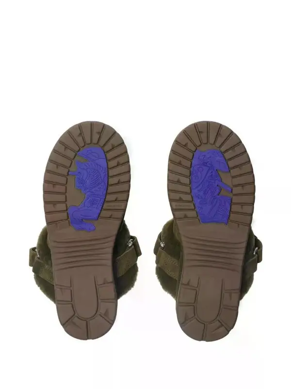 Burberry Calf Suede Slippers