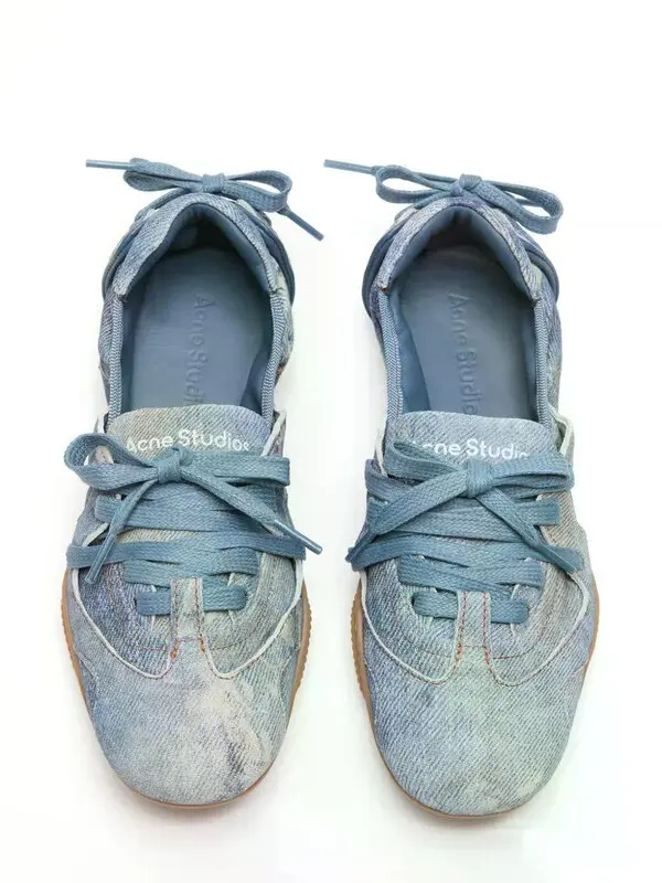 Acne Studios Lace-up Leather Shoes - Blue