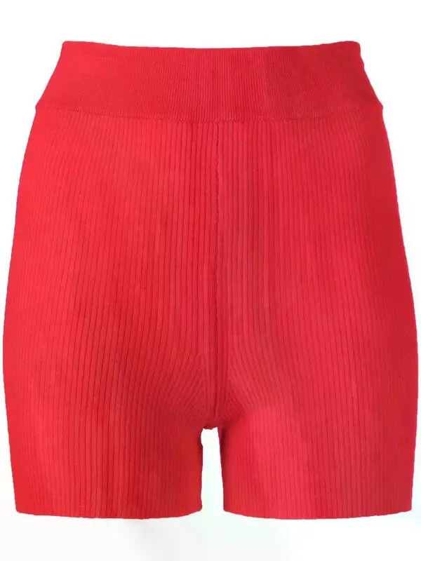 Cashmere In Love Alexa Knit Cycling Shorts - Red