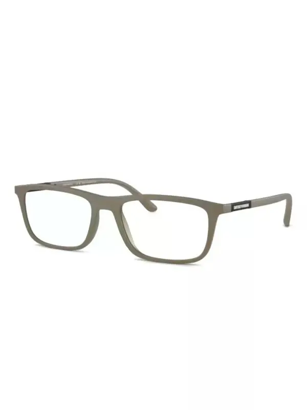 Emporio Armani Rectangle-frame Glasses - Grey
