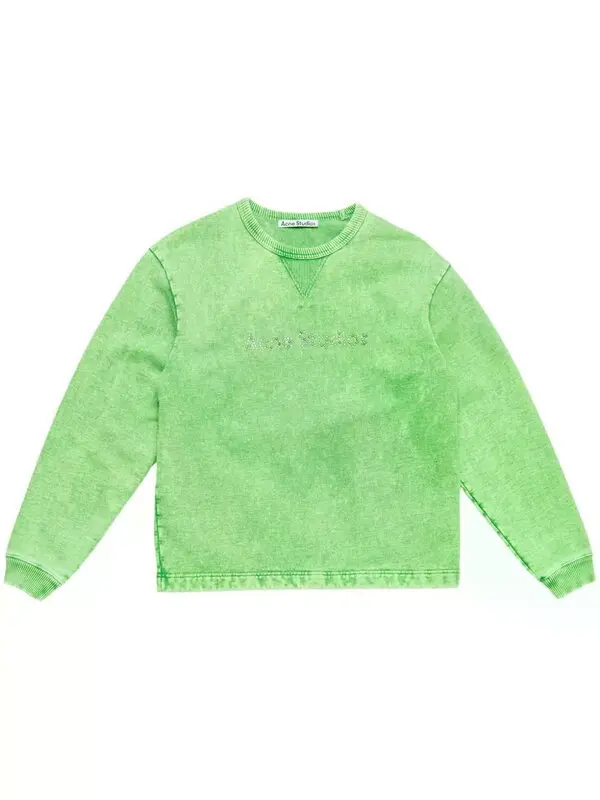 Acne Studios Studded-logo Sweatshirt