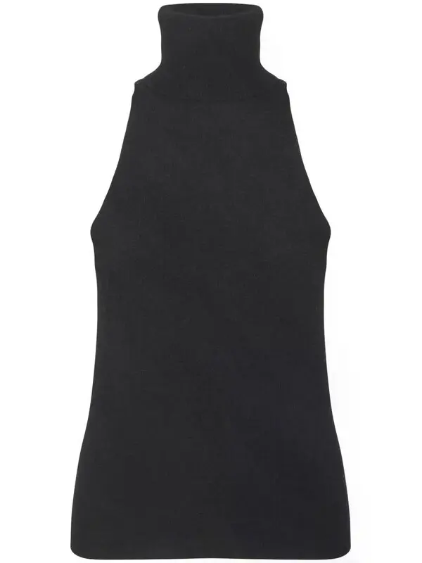 Cashmere In Love Frances Knitted Top - Black