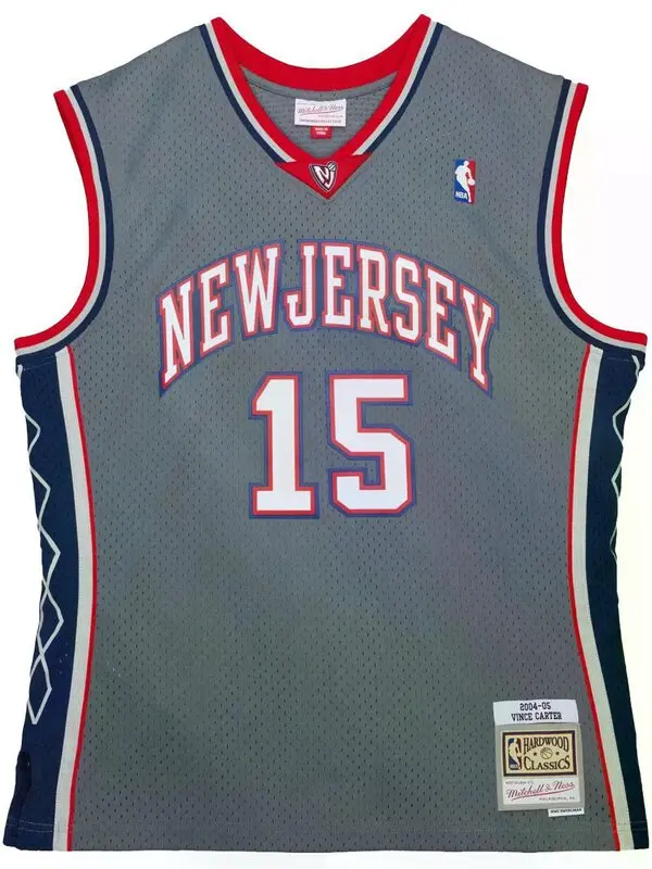 Mitchell & Ness 2004/05 Vince Carter New Jersey Nets Swingman Jersey - Grey