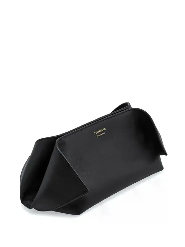 FERRAGAMO Leather Makeup Bag