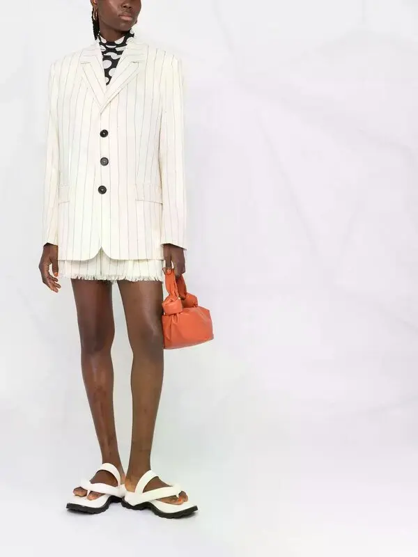 Marni Striped Virgin Wool Blazer